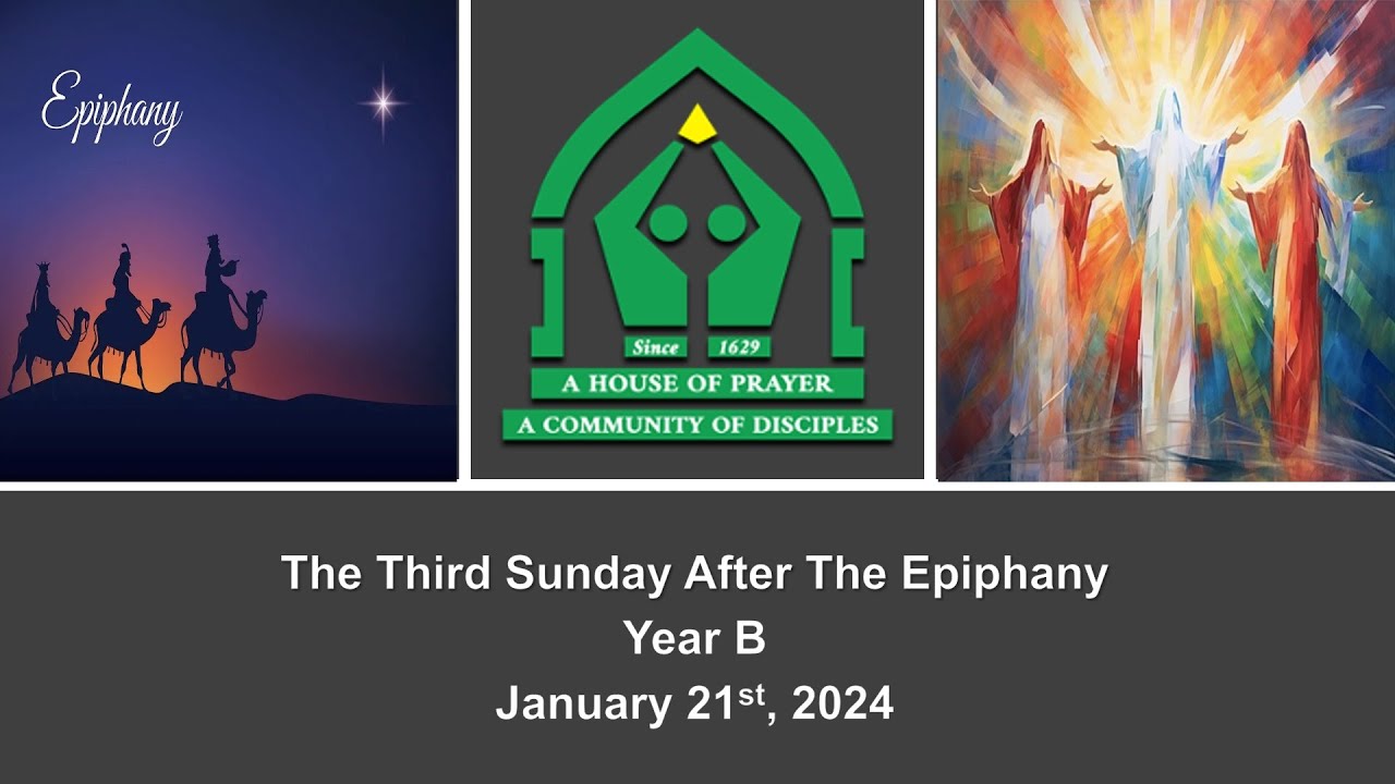 Christ Church Parish Church - 9:30 AM Morning Service (3rd Sunday Epiphany - 2024) - YouTube