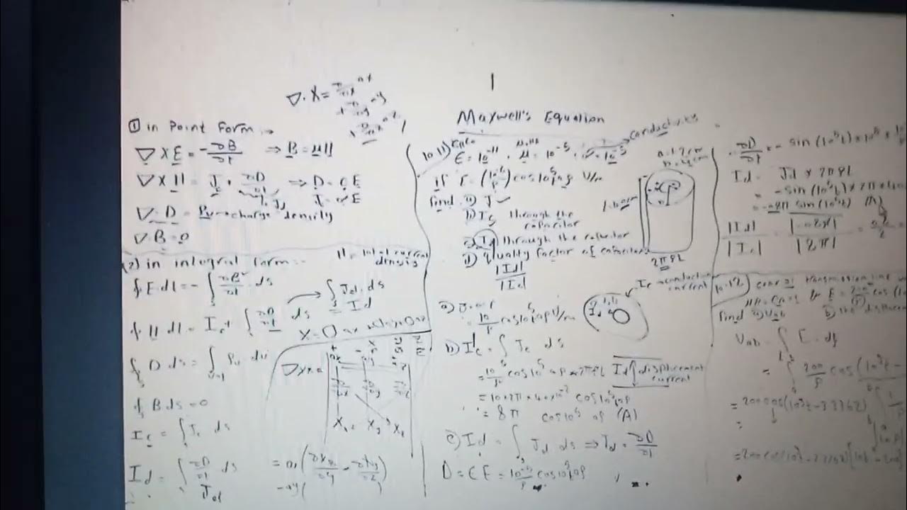 sec 3.maxwell equation - YouTube