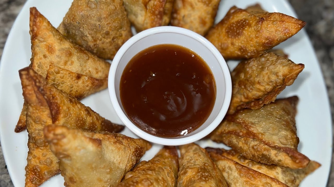 How to make Sambusa with egg roll wrap / Easy Sambusa Recipe/ Sudanese ...