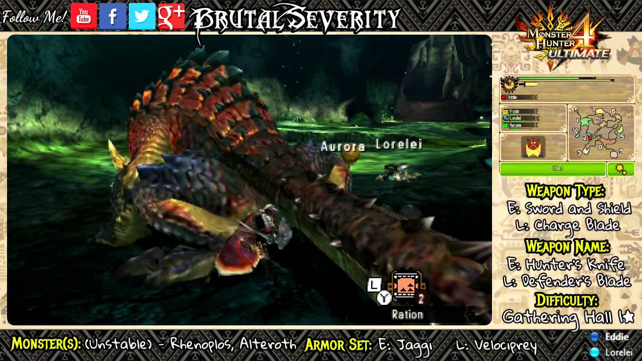 Let's Play: Monster Hunter 4 Ultimate (Online) - Part 2, 1★ Quest ...