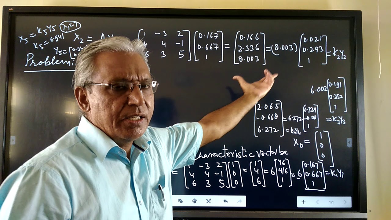 Rayleigh Power Method by Dr.S.S.Dhayal - YouTube