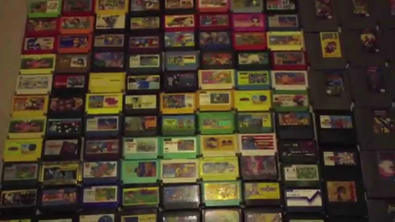 Famicom/NES cart collection - YouTube