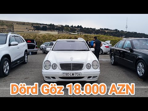 Mercedes 4 Fara 2001 mator 2.4 benzin.Qiymeti 18.000 AZN.Badamdar maşin bazarı.#mercedes