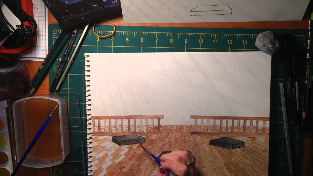 Scenic Design Drafting Time Lapse - YouTube