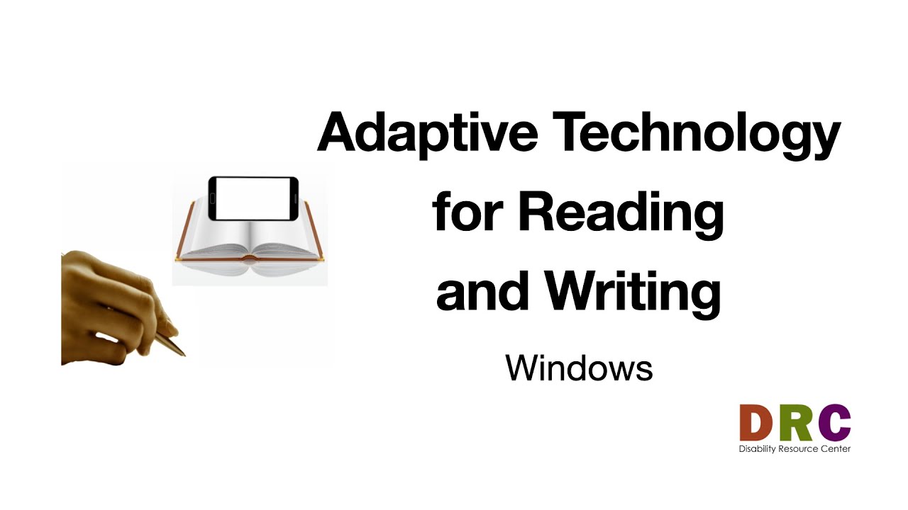 Adaptive Technology for Reading & Writing with Windows - YouTube