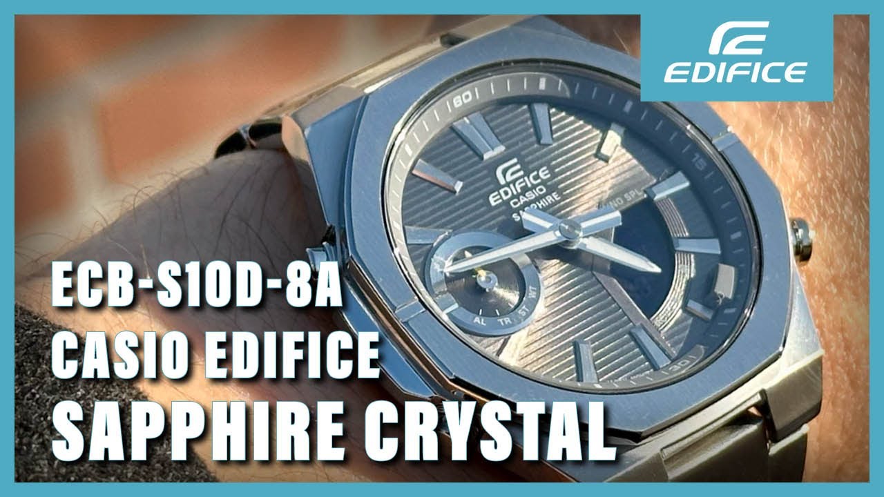 Unboxing The New Casio Edifice Sapphire ECB-S10D-8A - YouTube