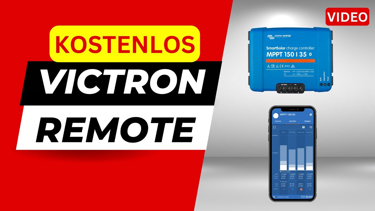 Remote Zugang zu allen Smart Victron Geräten KOSTENLOS von unterwegs ...