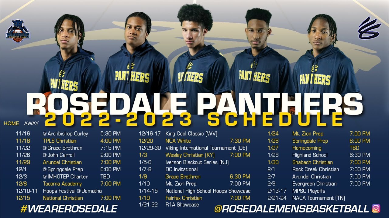Rosedale Tip Off Tournament - Rosedale vs Heritage Christian - YouTube