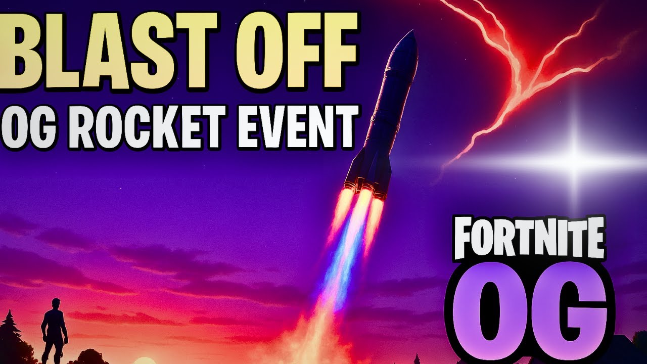FORTNITE ROCKET LAUNCH EVENT - YouTube