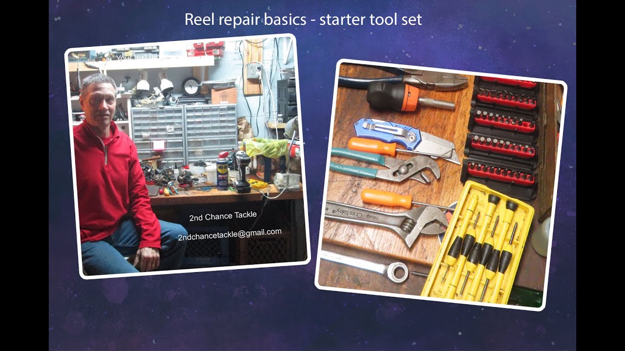 Fishing Reel Service and Repair Essentials a Basic Set of Tools for ...