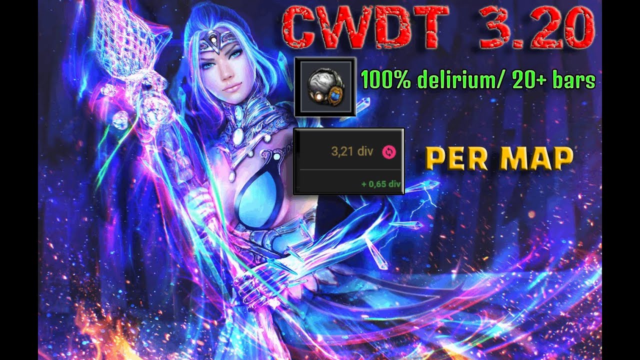 CWDT 3.20 100% deliriem orb ( Scarabs ) Top farm Scarabs - YouTube