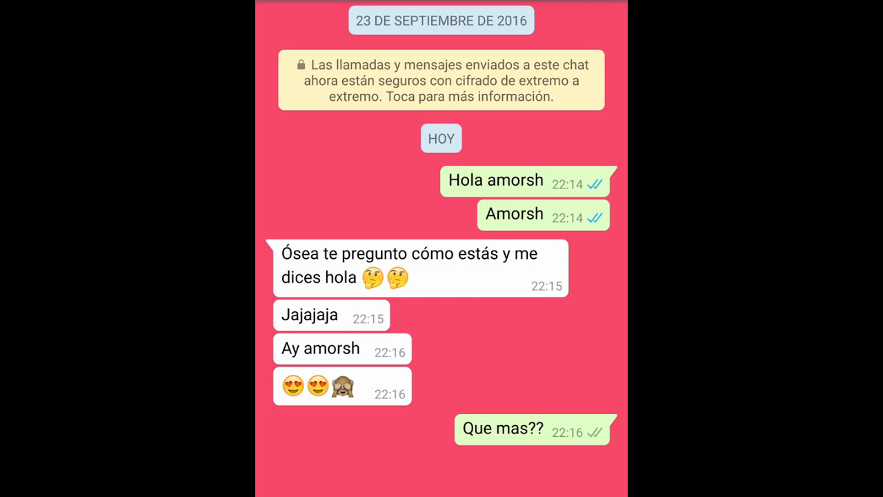 Le digo a mi novia que quiero cojer broma por whats app - YouTube