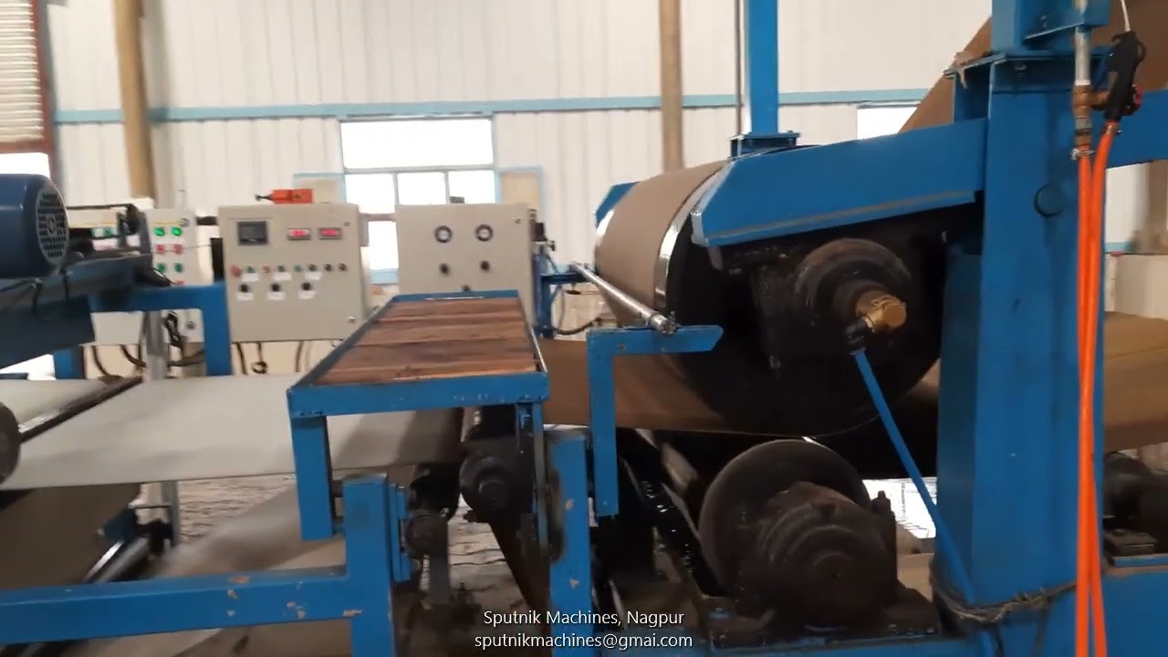 Jackard board / Kraft Board / Greyboard machine - YouTube