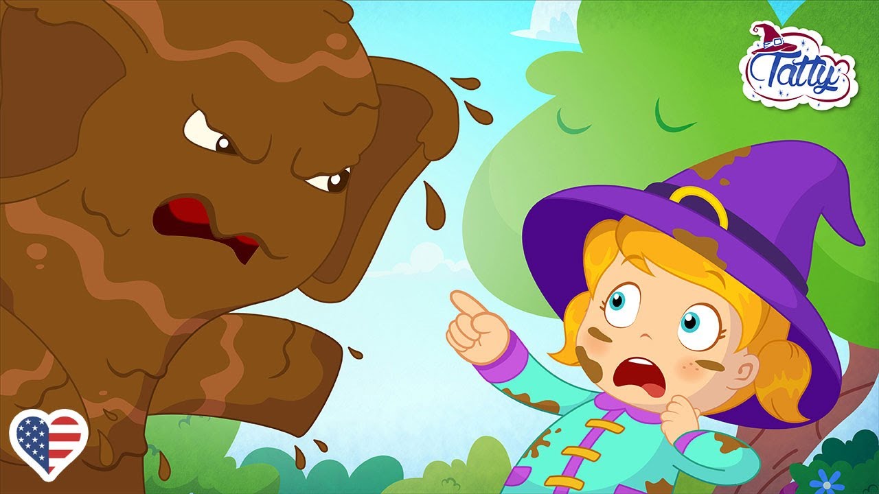The Mysterious Mud Monster | Children's Mud Cartoons - YouTube