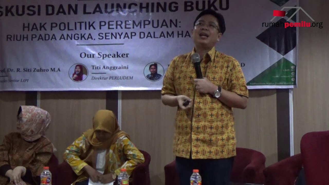 Presentasi Burhanuddin Muhtadi - Perempuan dan Politik - YouTube