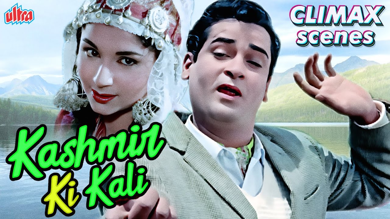 CLIMAX MOVIE SCENE - Kashmir Ki Kali - Shammi Kappor, Sharmila Tagore ...