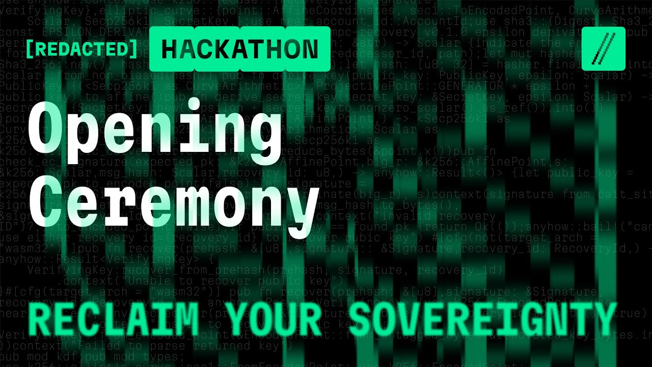[REDACTED] Online Hackathon Opening Ceremony - YouTube