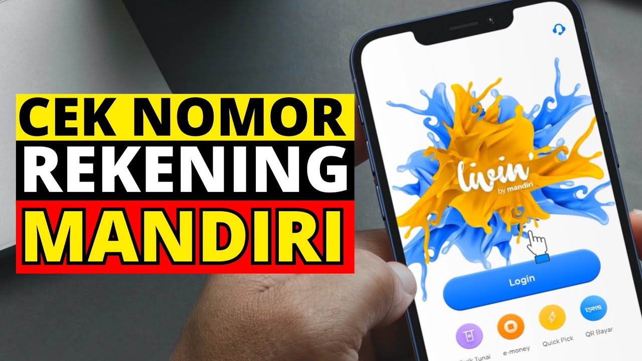 Cara Melihat No Rekening di Livin Mandiri | Review Aplikasi Keuangan ...