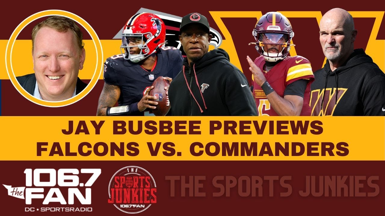 Jay Busbee on the Challenges the Falcons Present for the Commanders | Sports Junkies - YouTube