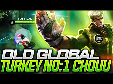 OLD GLOBAL-TURKEY NO:1 CHOU | TEK GEZEN TEK ÖLÜR | CHOULAYAN İŞ BAŞINDA | Mobile Legends