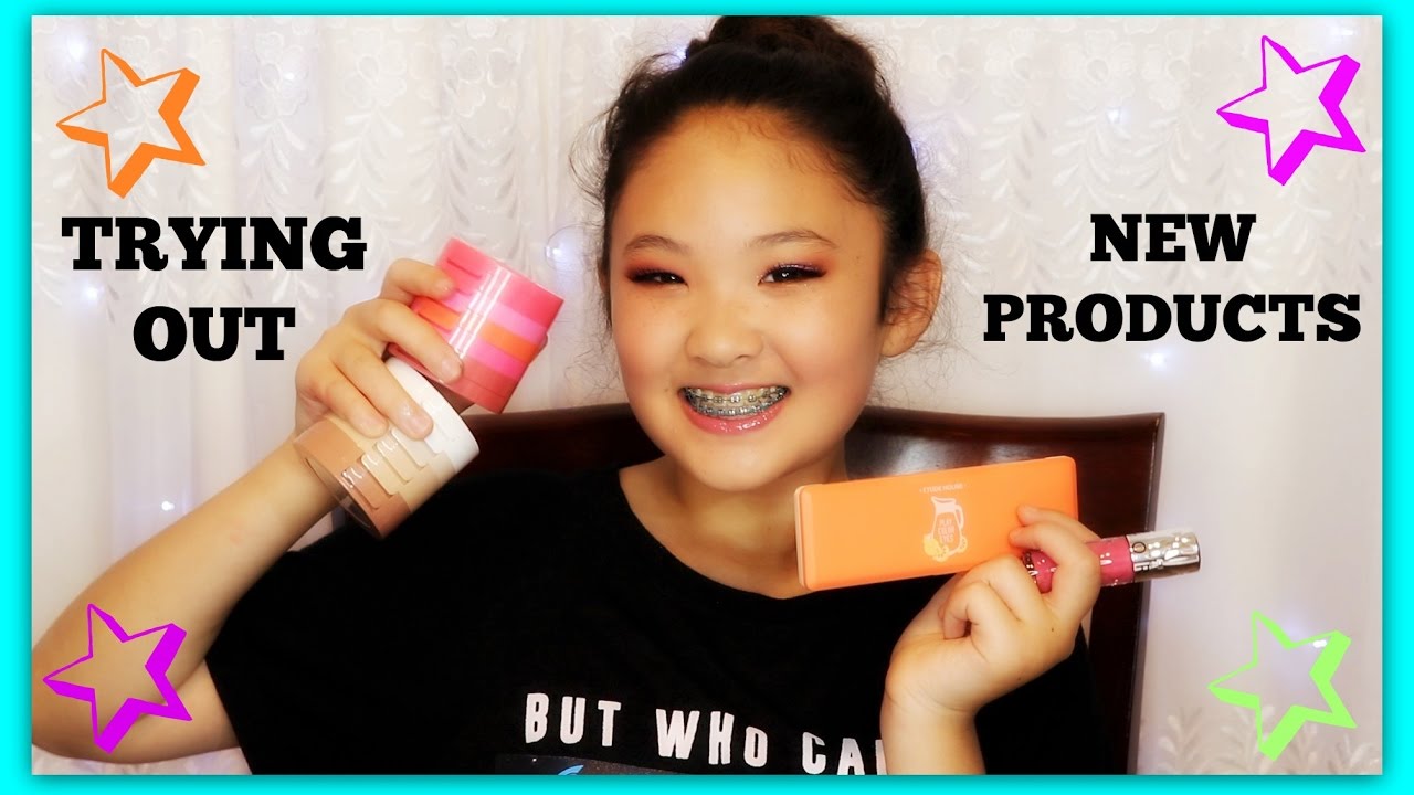 TRYING OUT NEW MAKEUP PRODUCTS - YouTube