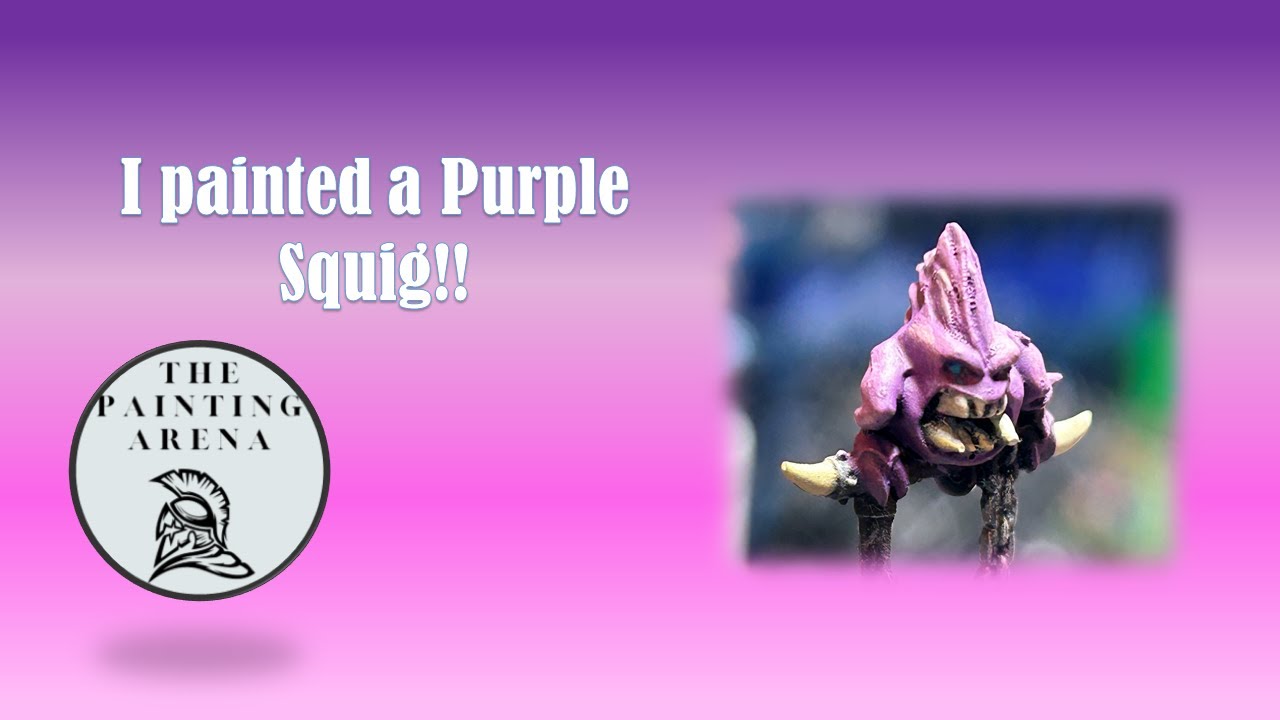 I painted a Squig with just 3 colors, and you can too - YouTube