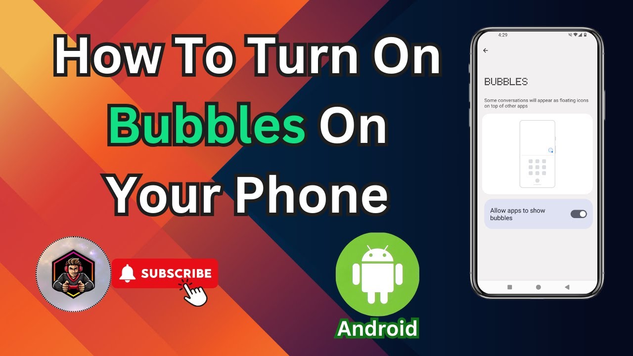 How To Turn On Bubbles On Your Phone | Tips & Tricks - YouTube