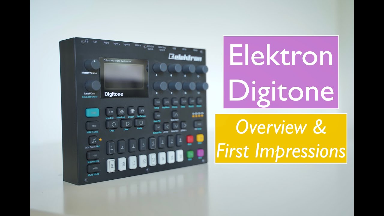 ELEKTRON DIGITONE First Impressions: an insanely deep synthesizer - YouTube