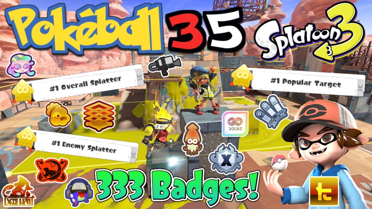| Splatoon 3 | - 333 Badges! ( S+ Series/X Rank Splat Zones ...