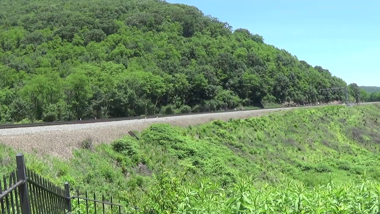 Westbound NS Helper Set Rounding Horseshoe Curve 6/18/16 - YouTube