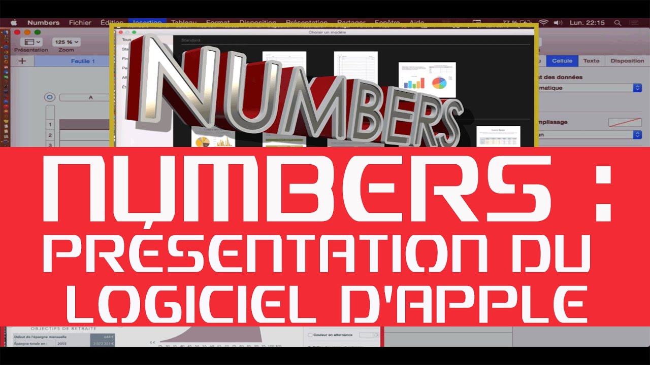NUMBERS : Description en détail - Impression documents - pagination ...