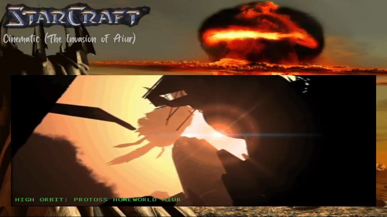 StarCraft Cinematic (The Invasion of Aiur) - YouTube