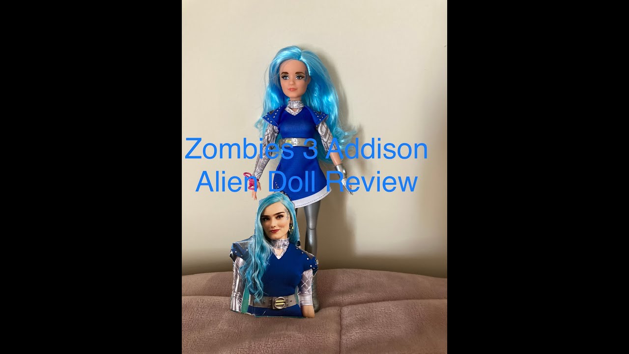 Zombies 3 Addison Alien Doll Review - YouTube