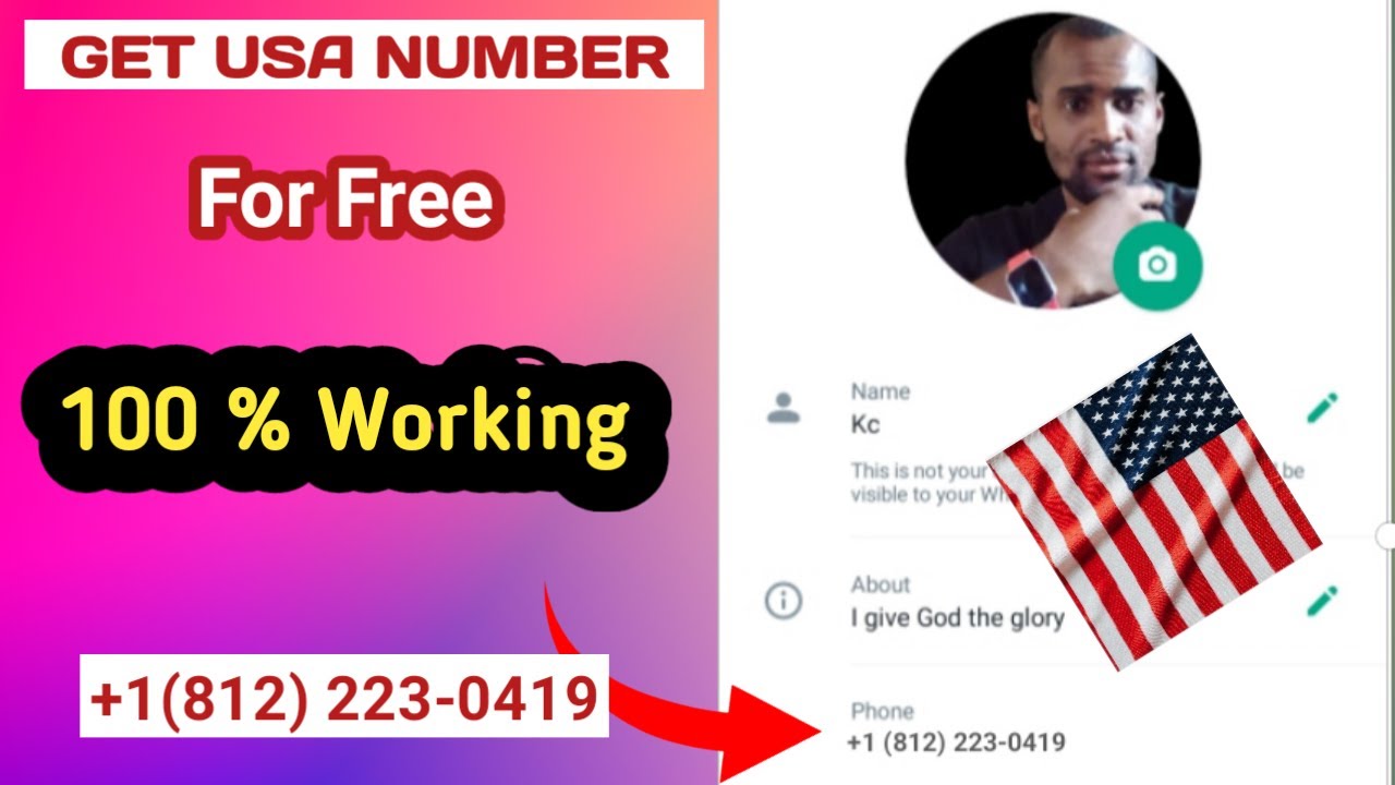 Best App to get free USA phone number for Whatsapp online verification ...