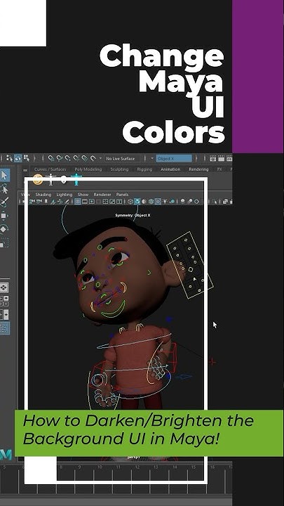 How to Change the Background UI Color in Maya #tutorial #3d ...