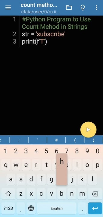 How To Use Count Method In Python In String Shortsviralprogrammingpython3python Python