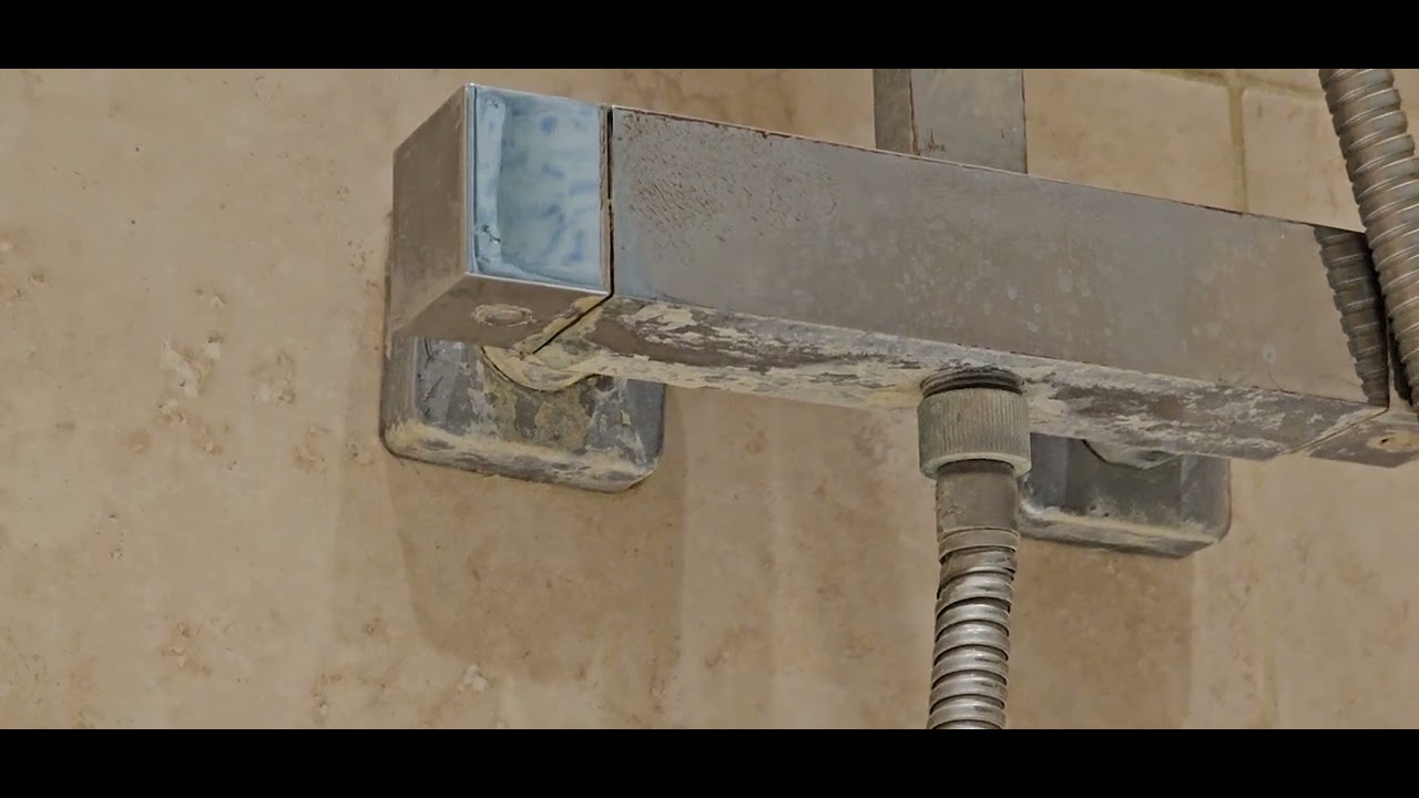 leaking shower mixer from Victoria plumbing - YouTube