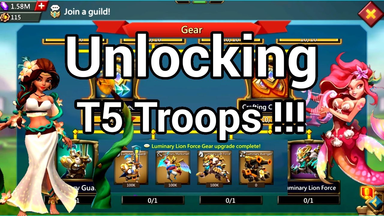 Unlocking T5 Troops Lords Mobile - GameF1rst #lordsmobile #gamef1rst ...