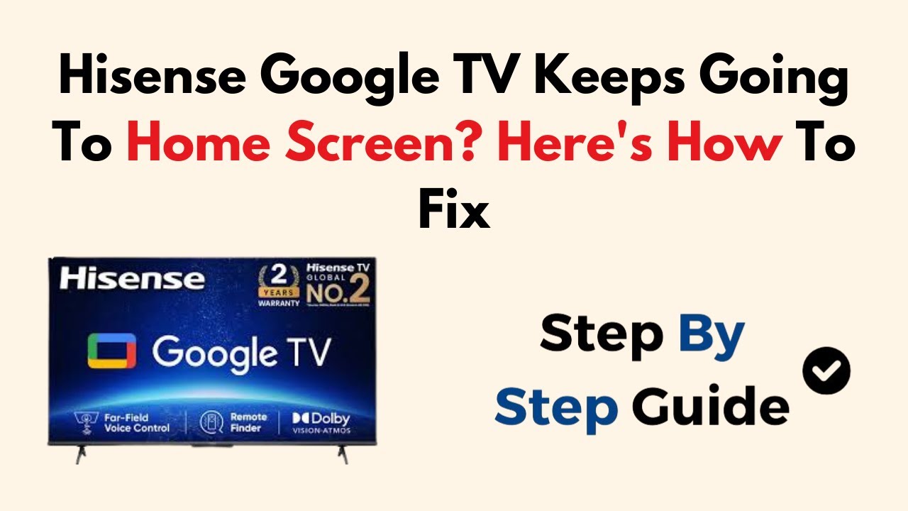 Cool Hisense Tv Keeps Going To Home Screen Photos