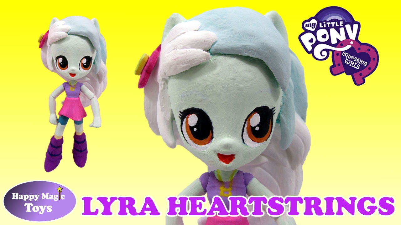 CUSTOM My Little Pony Lyra Heartstrings Equestria Girls Happy Magic ...