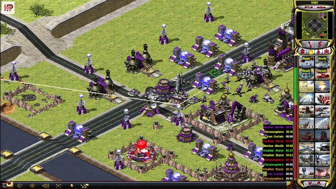 Red Alert 2 Gameplay - 7 Vs 1 - Base Captured - No Annoying Commentary ...