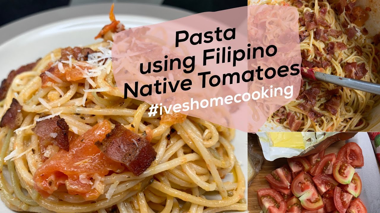 Fresh Native Tomato Pasta with Bacon #iveshomecooking on IGTV - YouTube