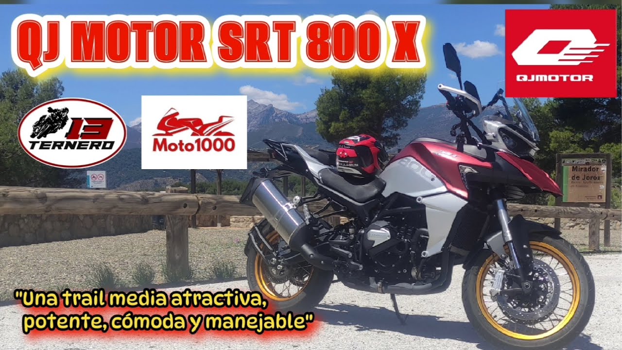 QJ MOTOR SRT 800 X, prueba ON ROAD y OFF ROAD, [Una Trail económica y ...
