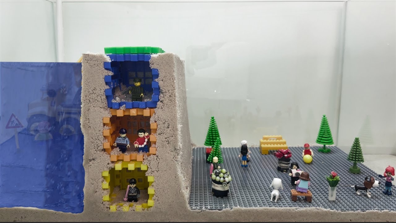 The test of dam breach : The collapse of the building and the drowning ...