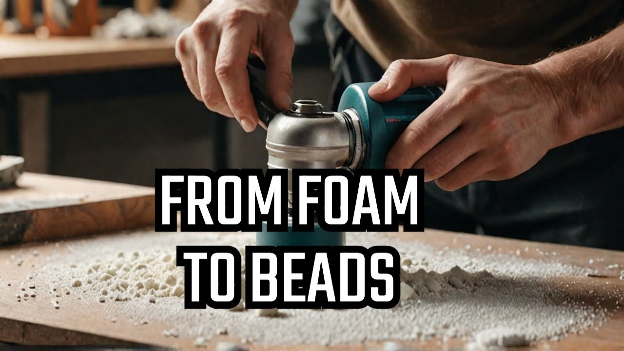 I Built a Styrofoam Grinder – Turning Foam into Beads & Balls - YouTube