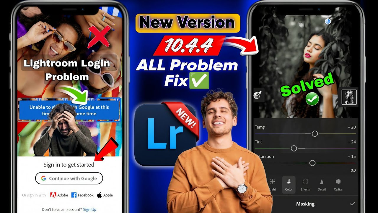 Lightroom Login Problem Fix 2025 | Lightroom Sign In Error Solution ...