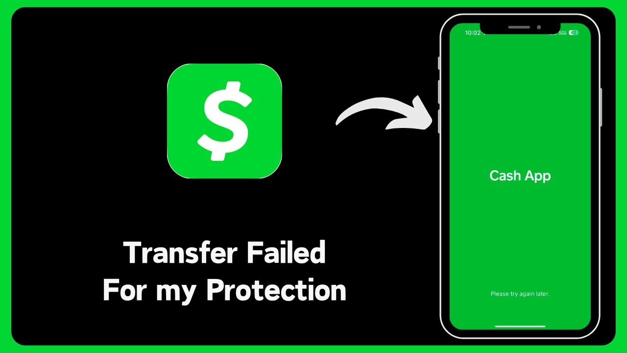 How to fix Cash app transfer failed for my protection - YouTube