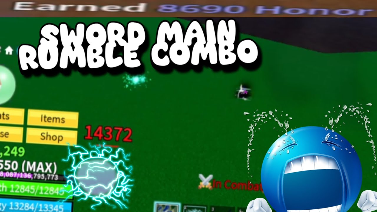 Simple and DESTRUCTIVE Rumble PVP combo | Blox Fruits - YouTube