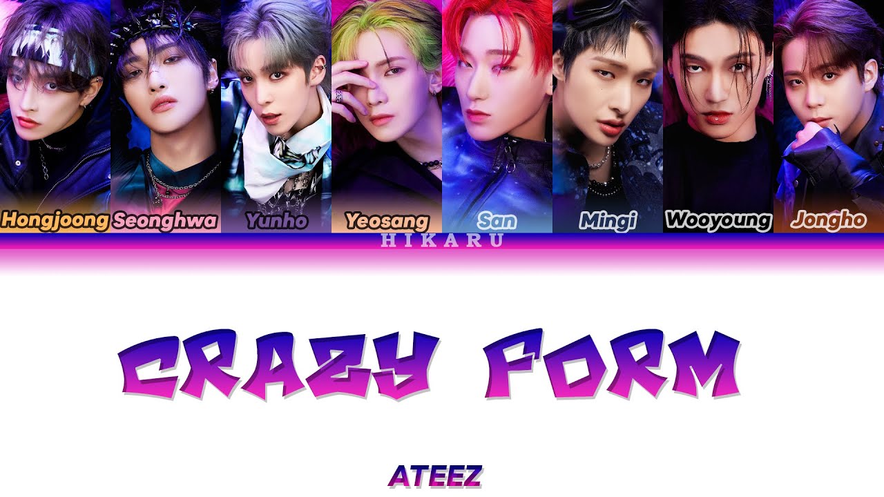 ATEEZ - Crazy Form [Color Coded Lyrics - Tradução PT-BR] - YouTube