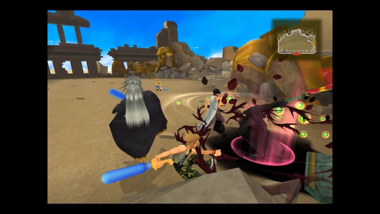 Hayner, Setzer, Seifer, and Vivi VS. Marluxia - YouTube